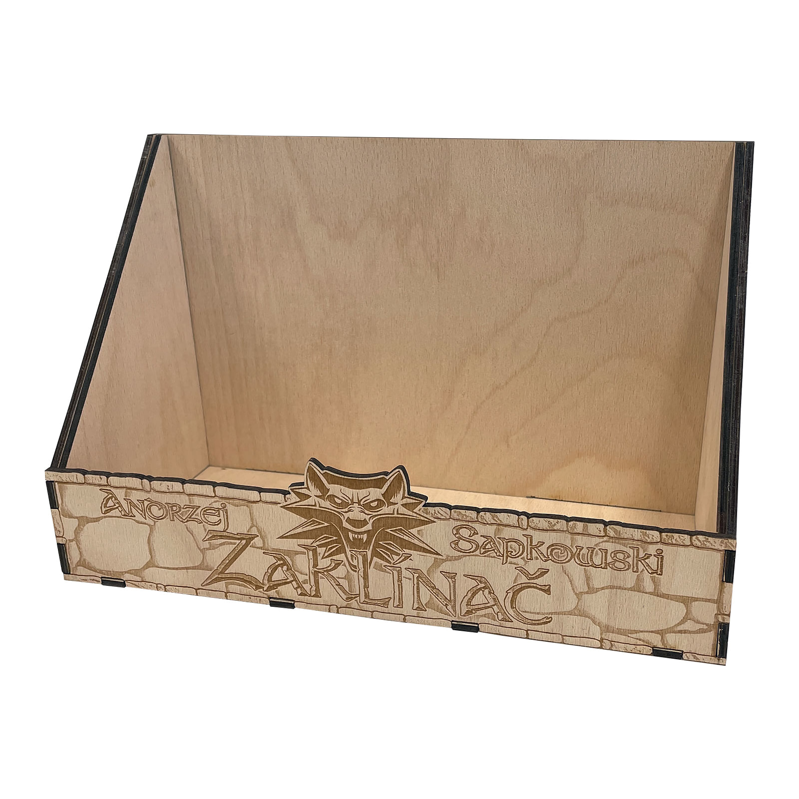 Dřevěný box na knihy - komplet Zaklínač brožovaný | imago.cz