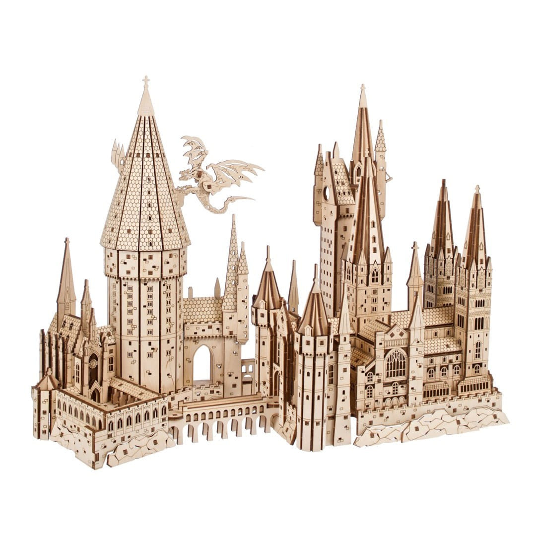 Dřevěná 3D mechanická stavebnice Ugears: Harry Potter - Bradavice ...