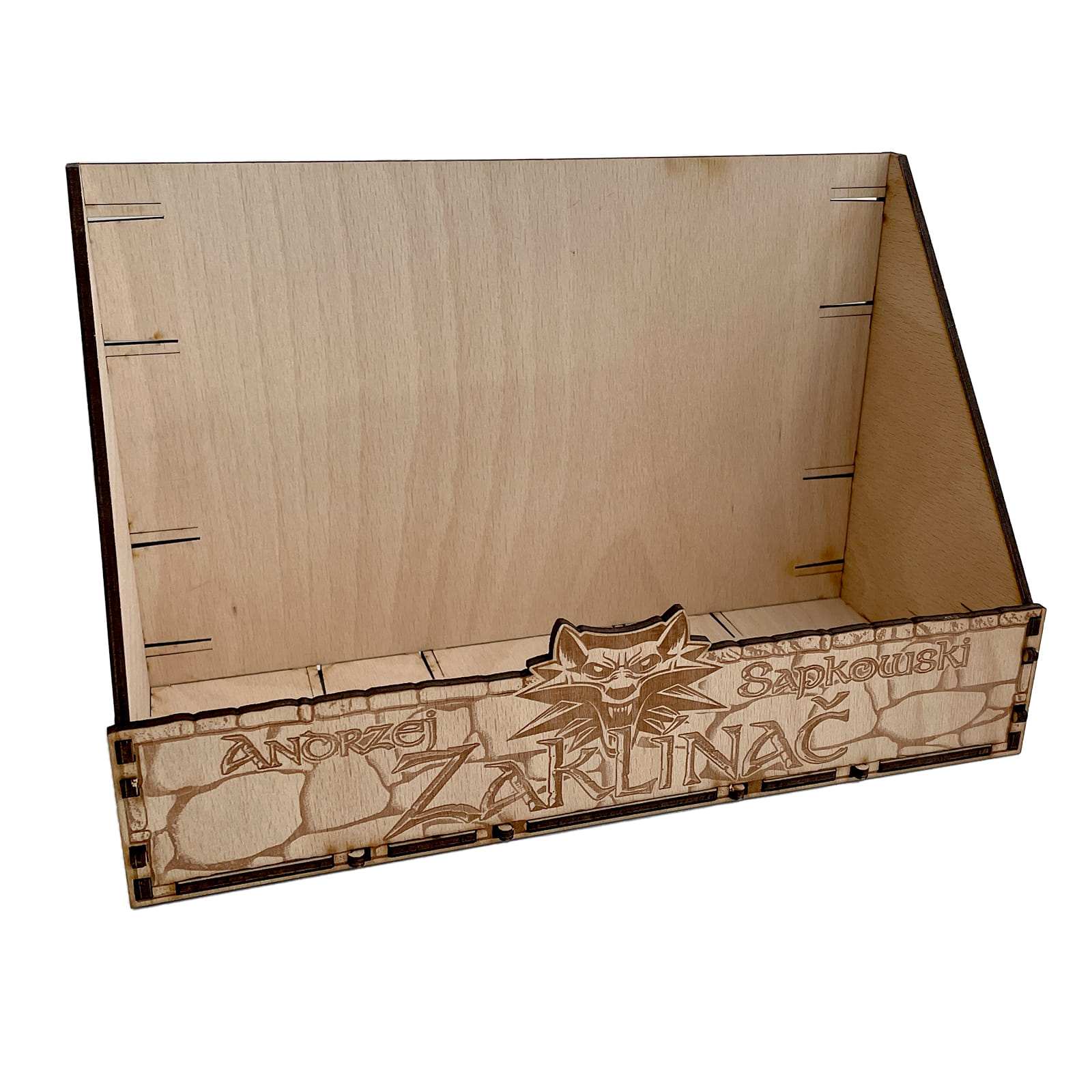 Drevený box na knihy - komplet Zaklínač brožovaný | imago.sk