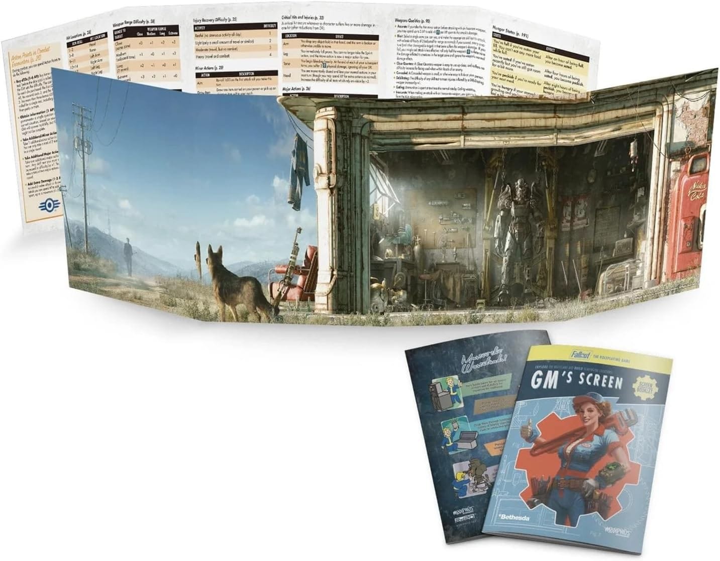 Kniha Fallout: The Roleplaying Game - GM Screen + Booklet | imago.sk
