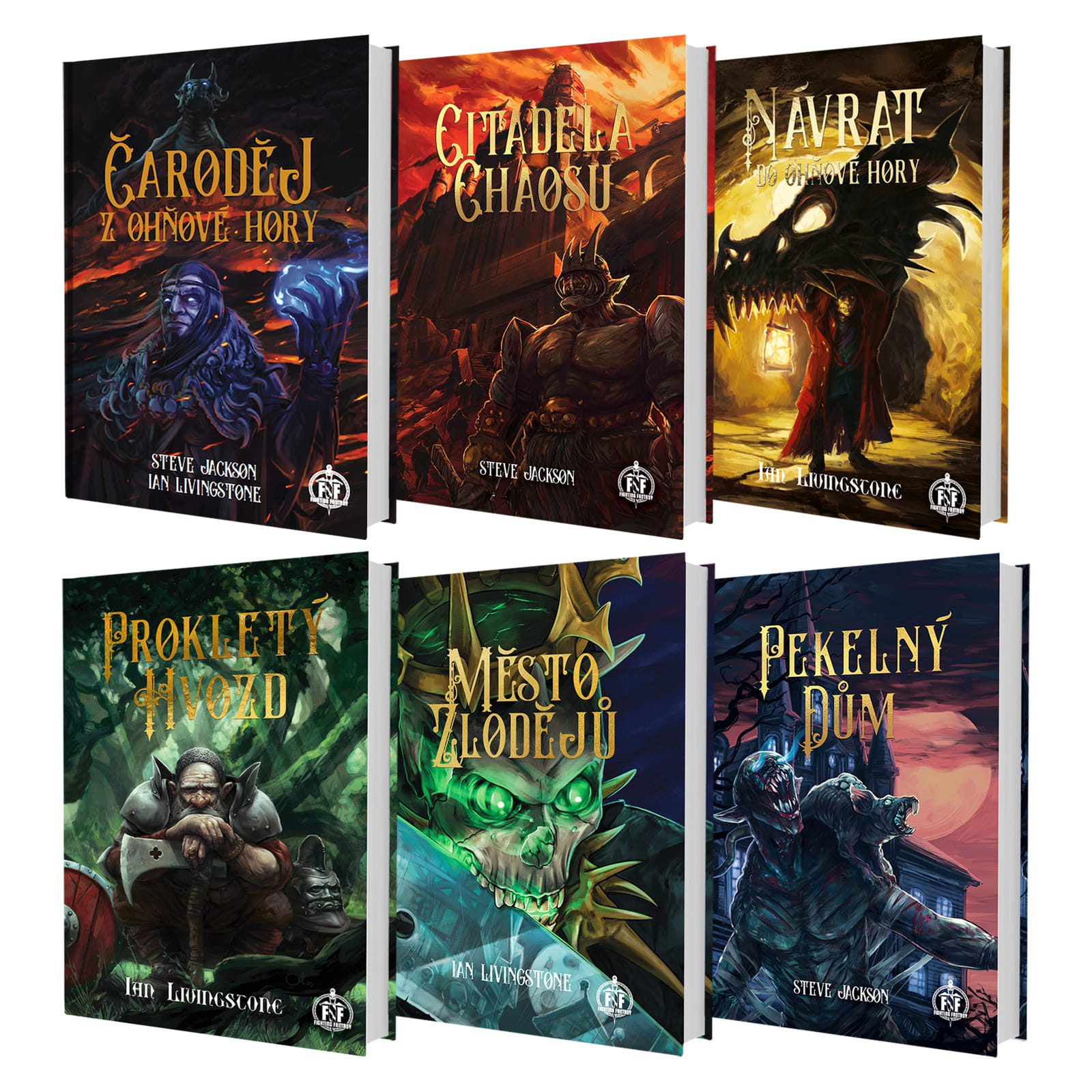 Kniha Fighting Fantasy: sada kníh v pevnej väzbe + dárek 🎁 | imago.sk