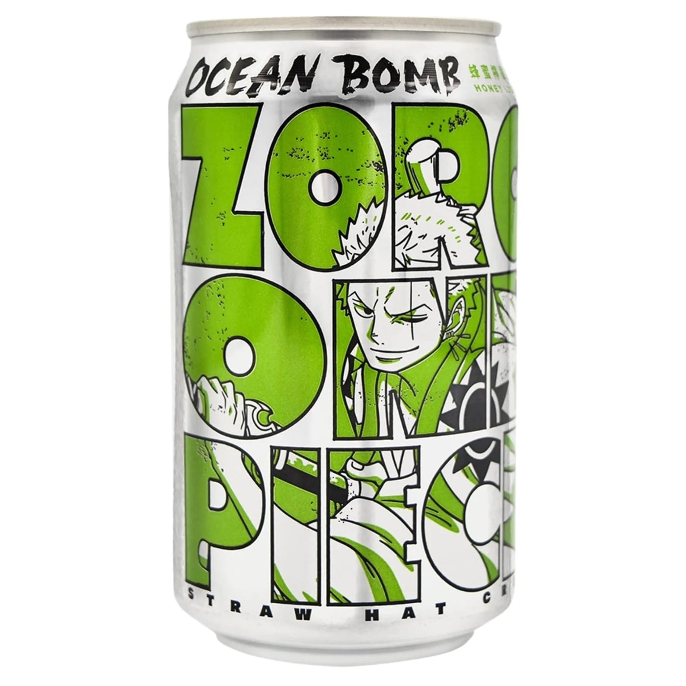 Limonáda Ocean Bomb One Piece Zoro - Med a citrón 0,33 l | imago.cz