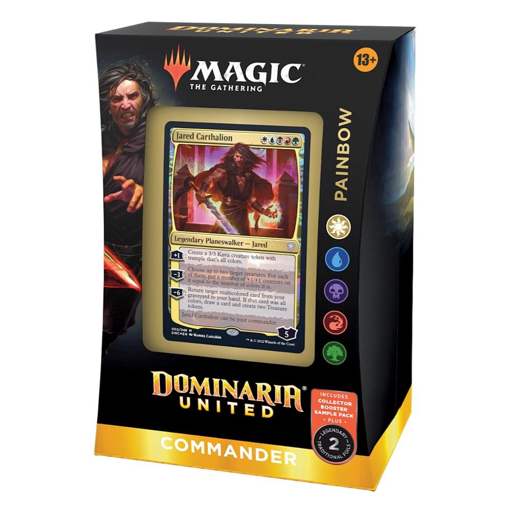 Magic: The Gathering - Dominaria United - Painbow Commander Deck | imago.cz Magic: The Gathering - Dominaria United - Painbow Commander Deck | imago.cz