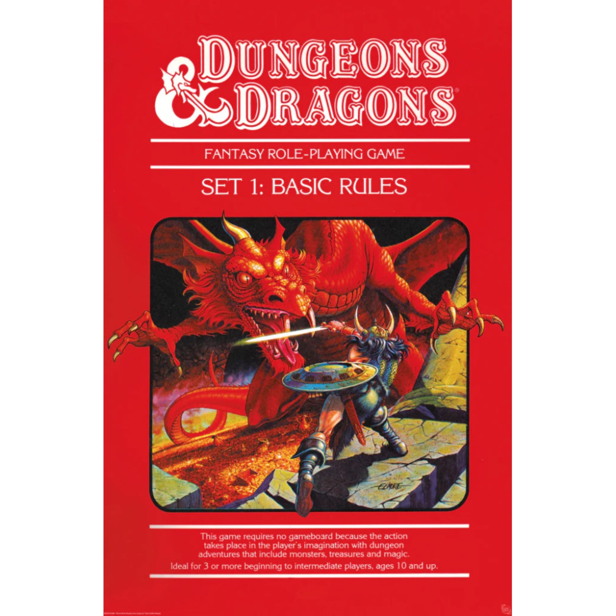 Plakát Dungeons and Dragons - Basic Rules | imago.cz
