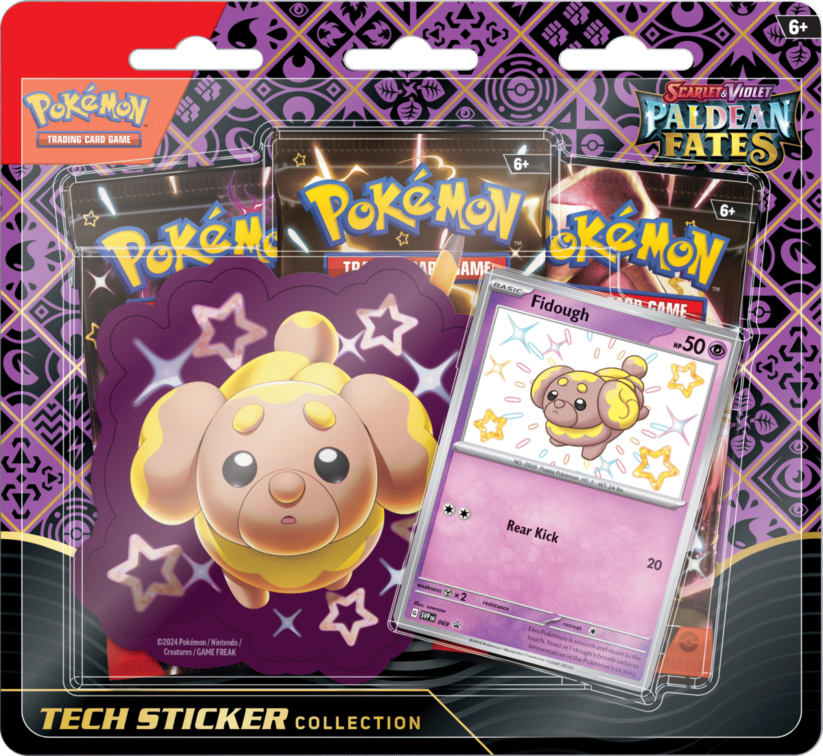 Pokémon TCG: Paldean Fates - Tech Sticker Collection Fidough | imago.cz