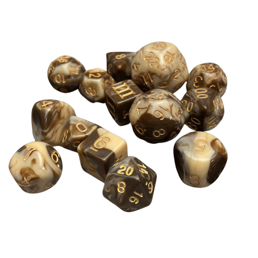 Sada kostek DCC RPG - Elemental Dice: Earth | imago.cz